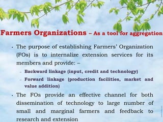FarmerProducer Organization - Arunkumar R, Annamalai University | PPTX