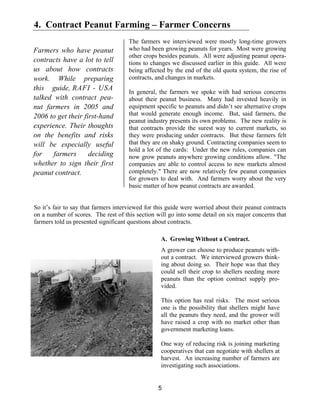 Farmers' Guide to Peanut Contracts | PDF