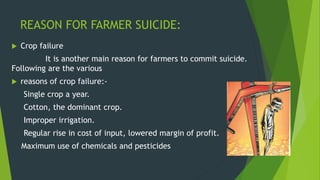 Farmers and their sufferings in agriculture | PPTX