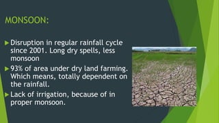 Farmers and their sufferings in agriculture | PPTX