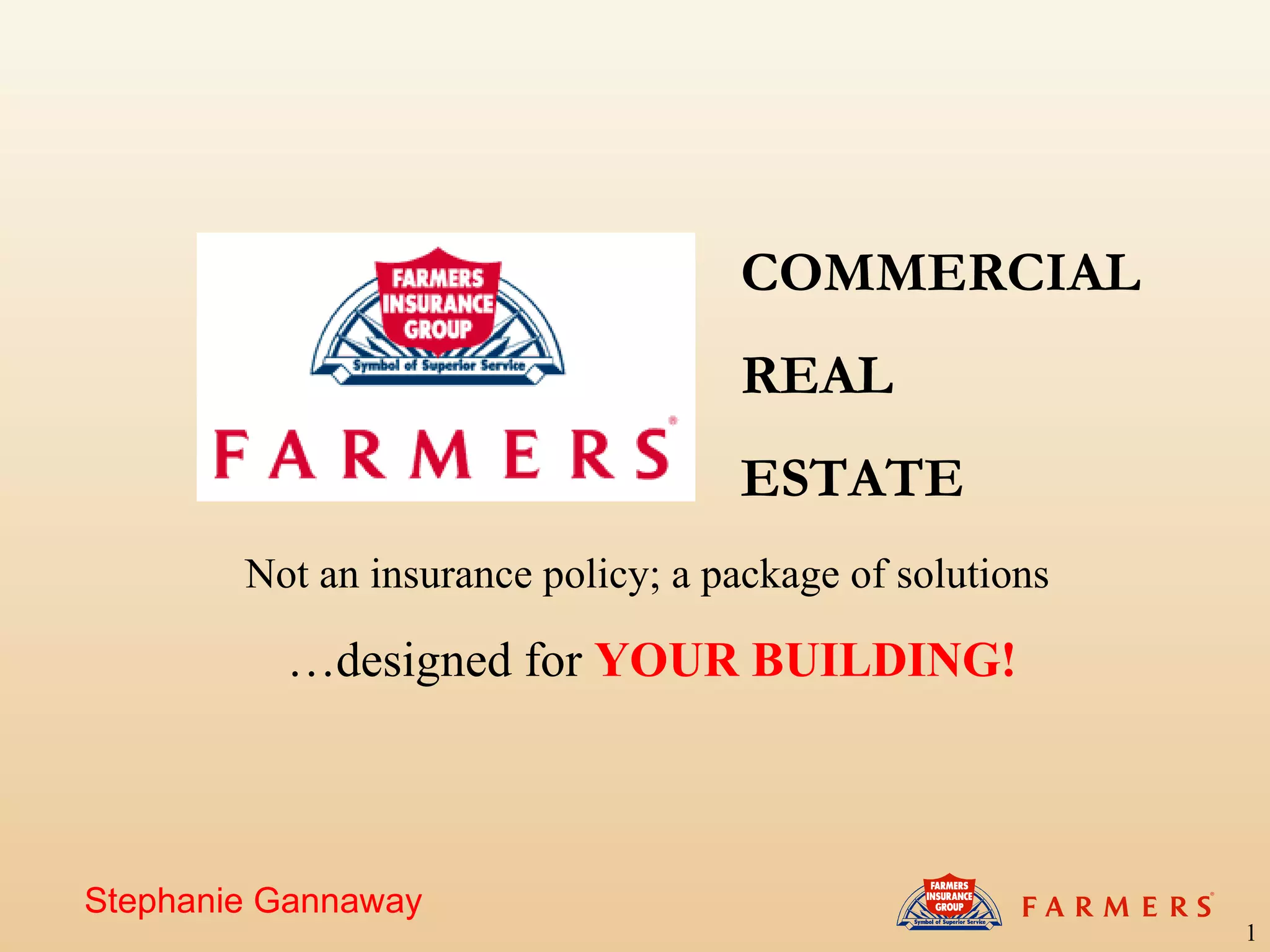 Farmers Business Insurance Presentation | PPT