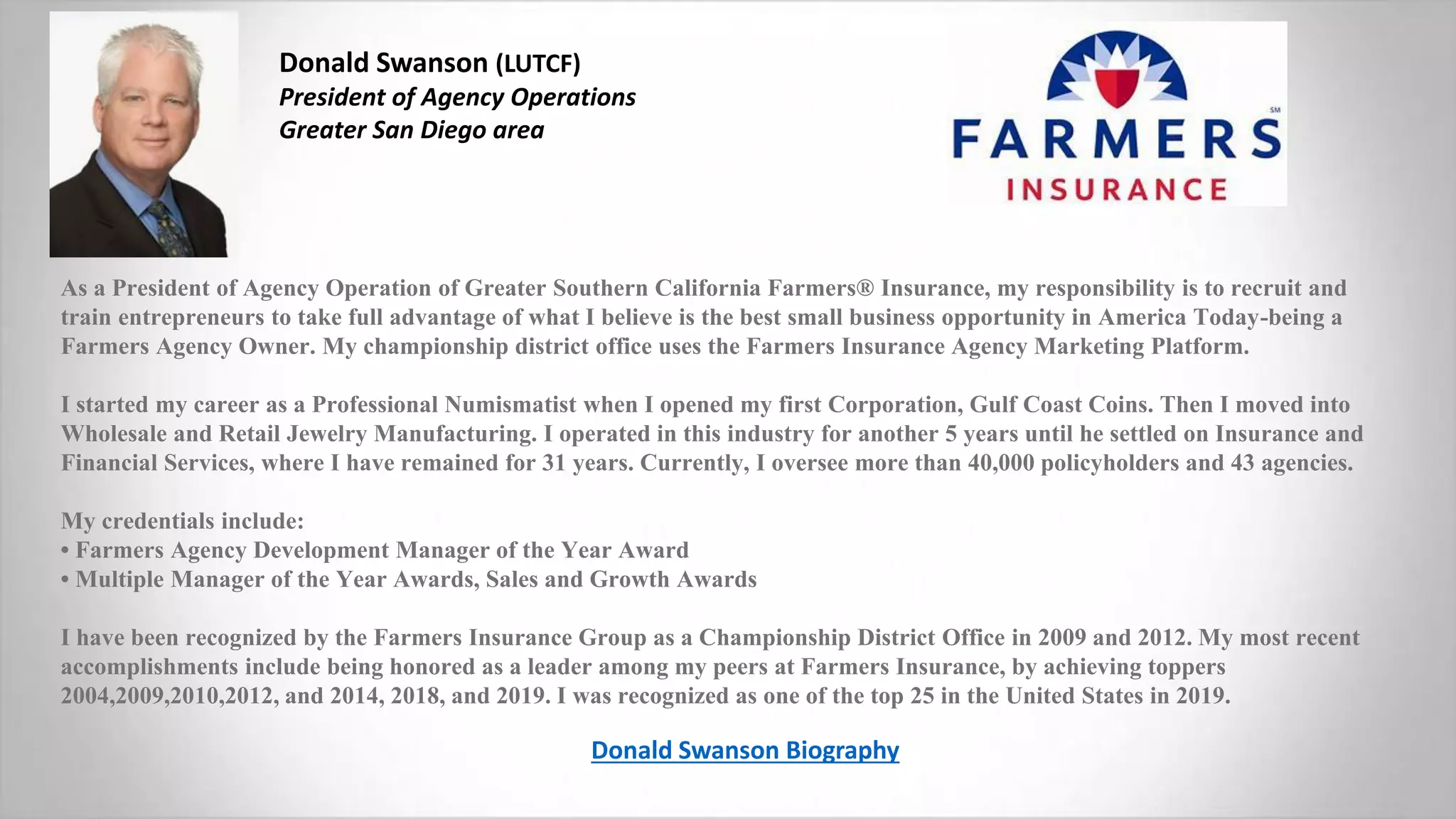 Farmers insurance flex small business opportunity | PDF