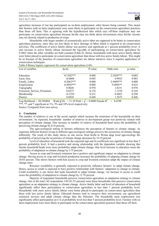 Farmers’ perceptions and adaptations to climate change through ...