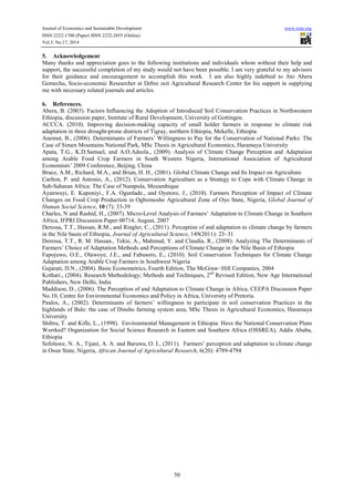 Farmers’ perceptions and adaptations to climate change through ...