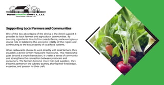 Farmers Table: Fresh and Locally Sourced Ingredients by HomeGrownDirect ...