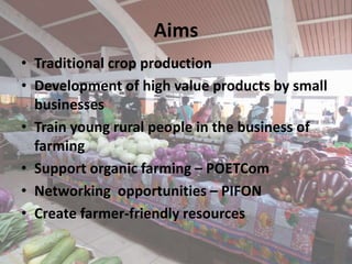 Oliver Lato, Farm Support Association: Experiences in engaging farmers ...