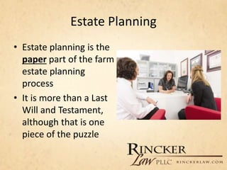 Farm Estate and Succession Planning | PPT