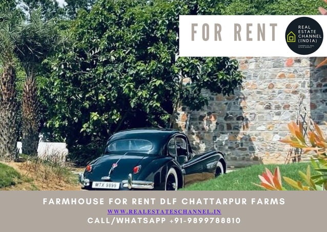 Farmhouse for rent dlf chattarpur farms | PPT