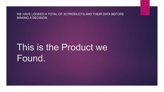 PRODUCT HUNTING & LAUNCHING COMPLETE | PPTX