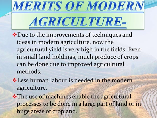 Farming-Primitive and Modern : A comparison | PPTX
