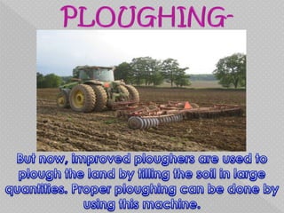 Farming-Primitive and Modern : A comparison | PPTX