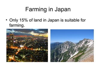 Farming In Japan (Jim) | PPT | Agriculture | Industries