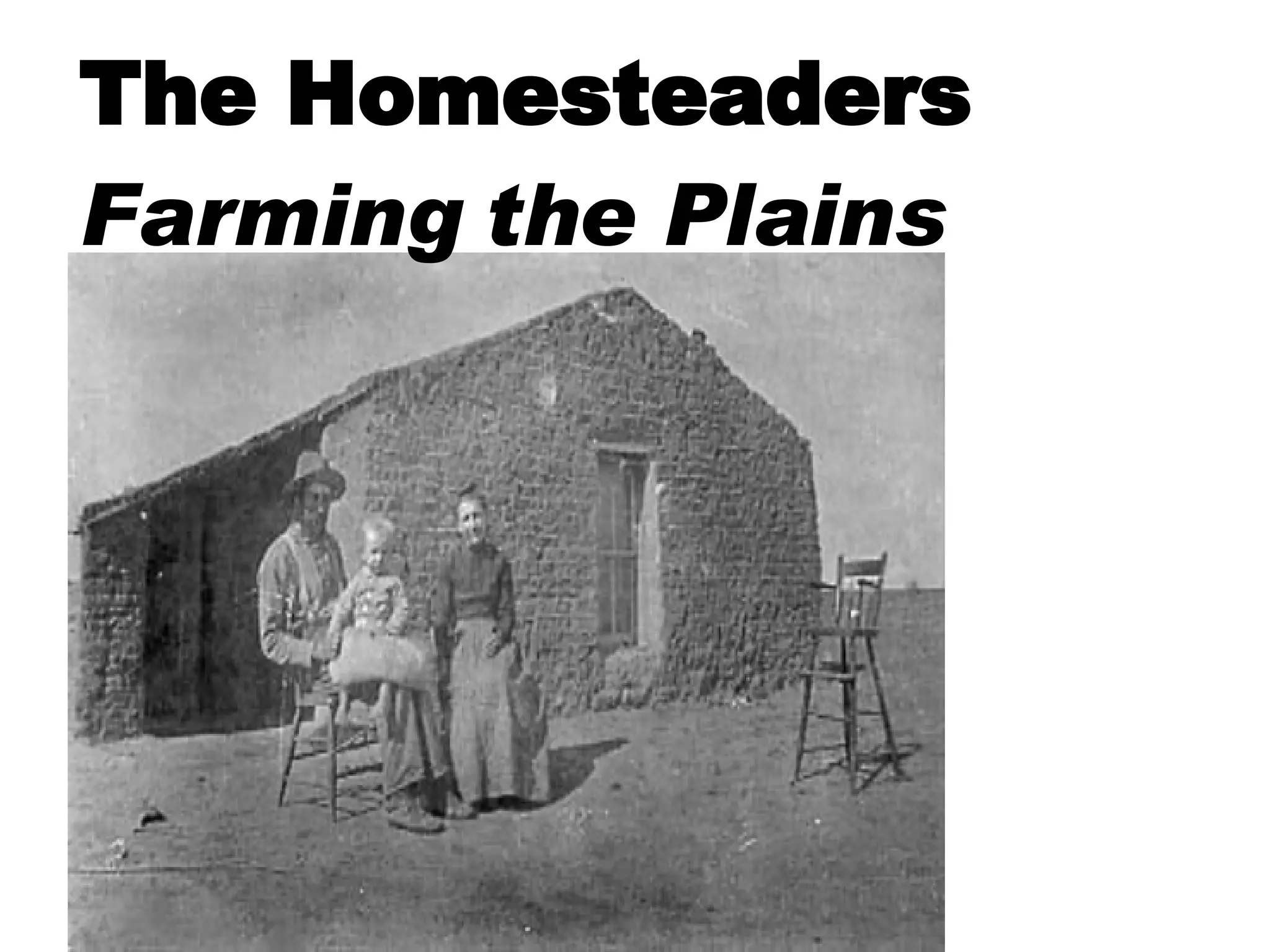 Farming the Plains - Problems | ODP