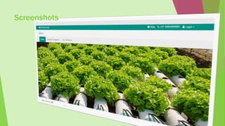 Farming assistant web service ppt | PPTX