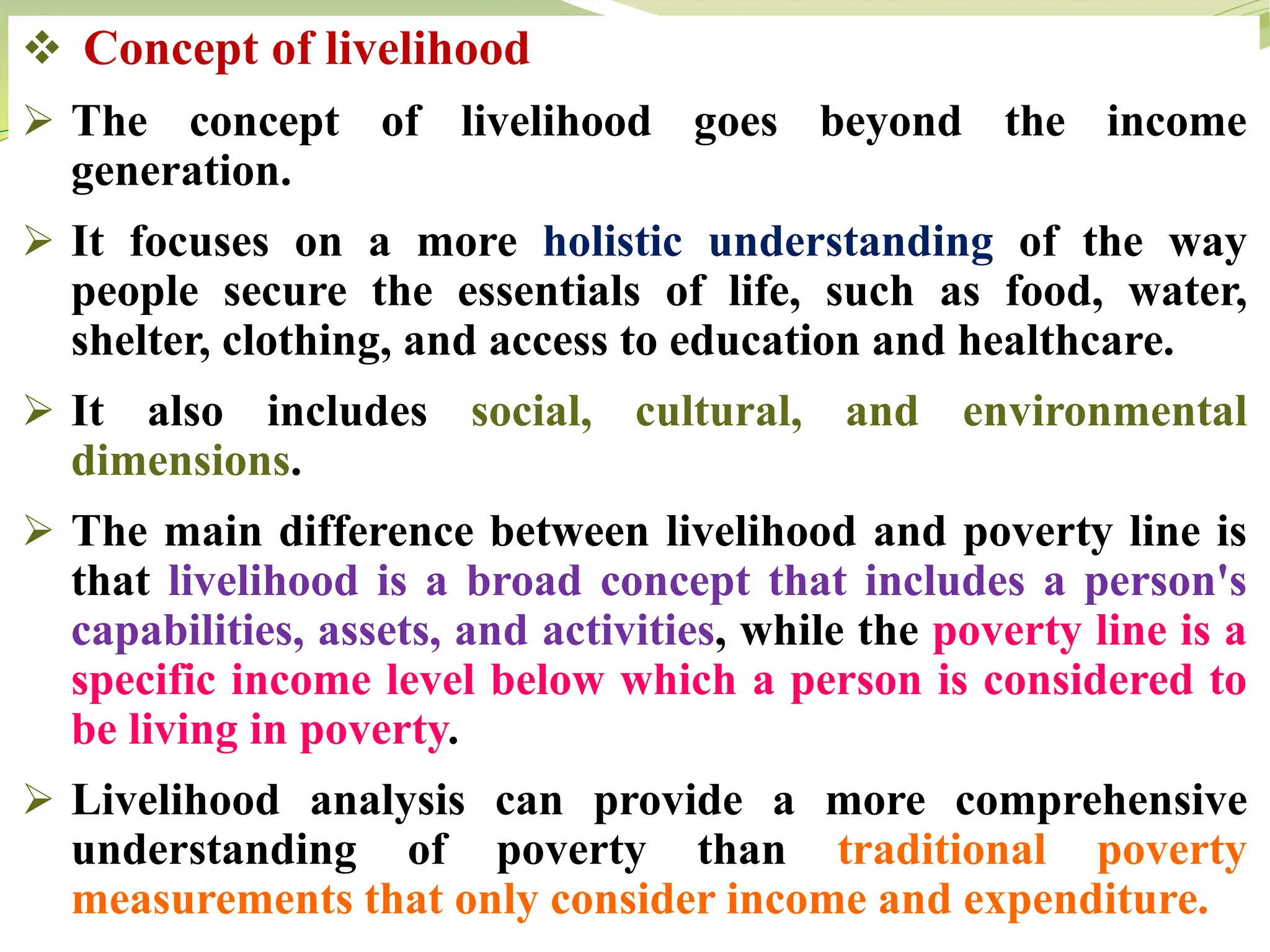 FARMING BASED LIVELIHOOD SYSTEMS LECTURE PPT | PDF