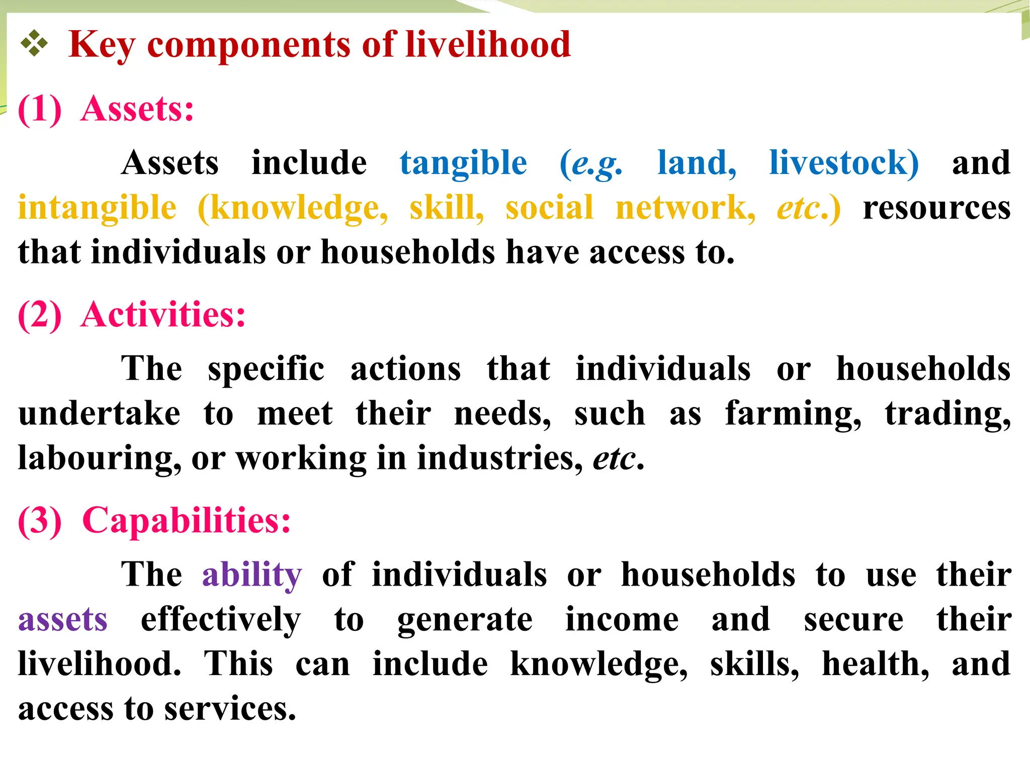 FARMING BASED LIVELIHOOD SYSTEMS LECTURE PPT | PDF