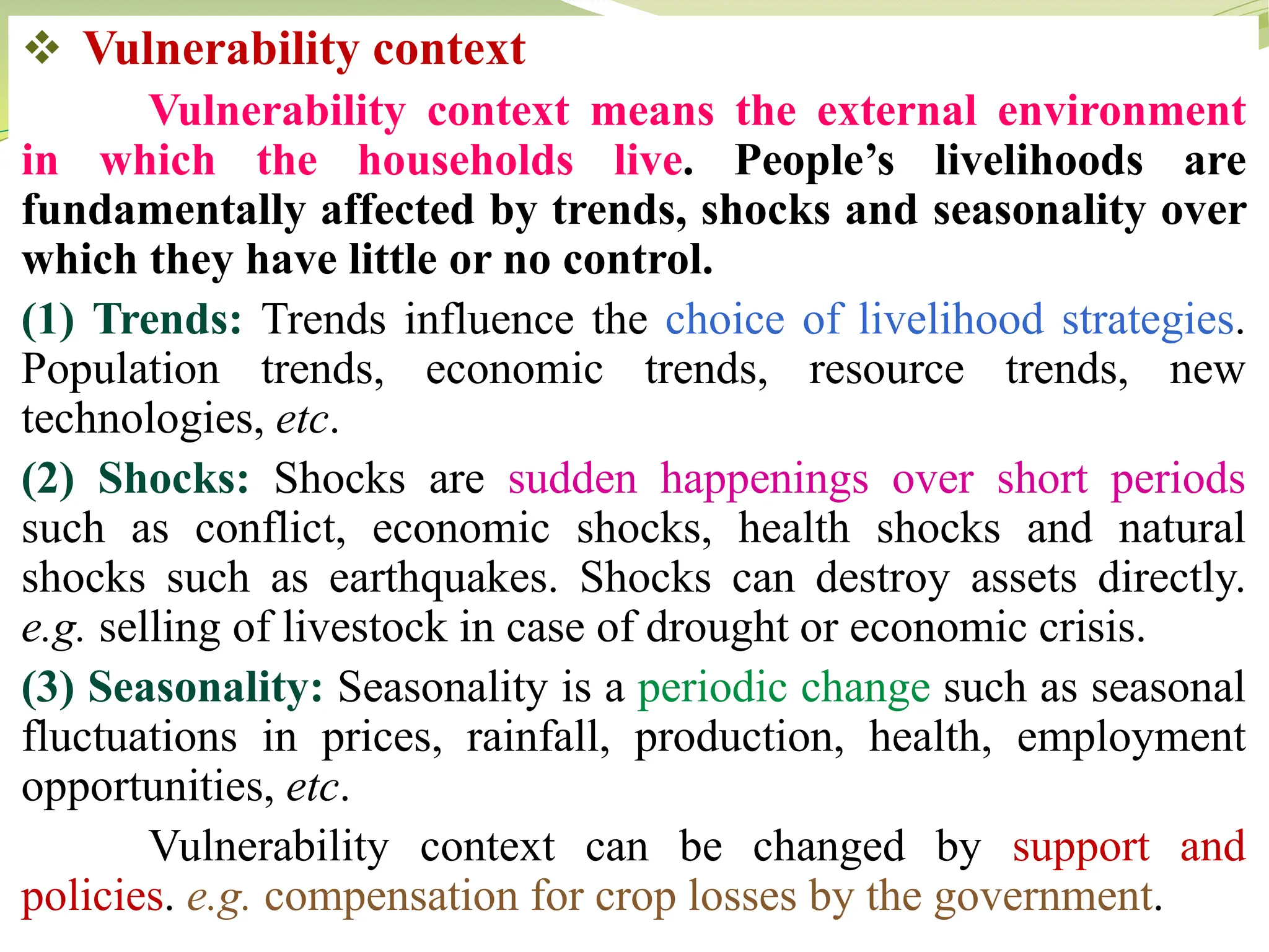 FARMING BASED LIVELIHOOD SYSTEMS LECTURE PPT | PDF