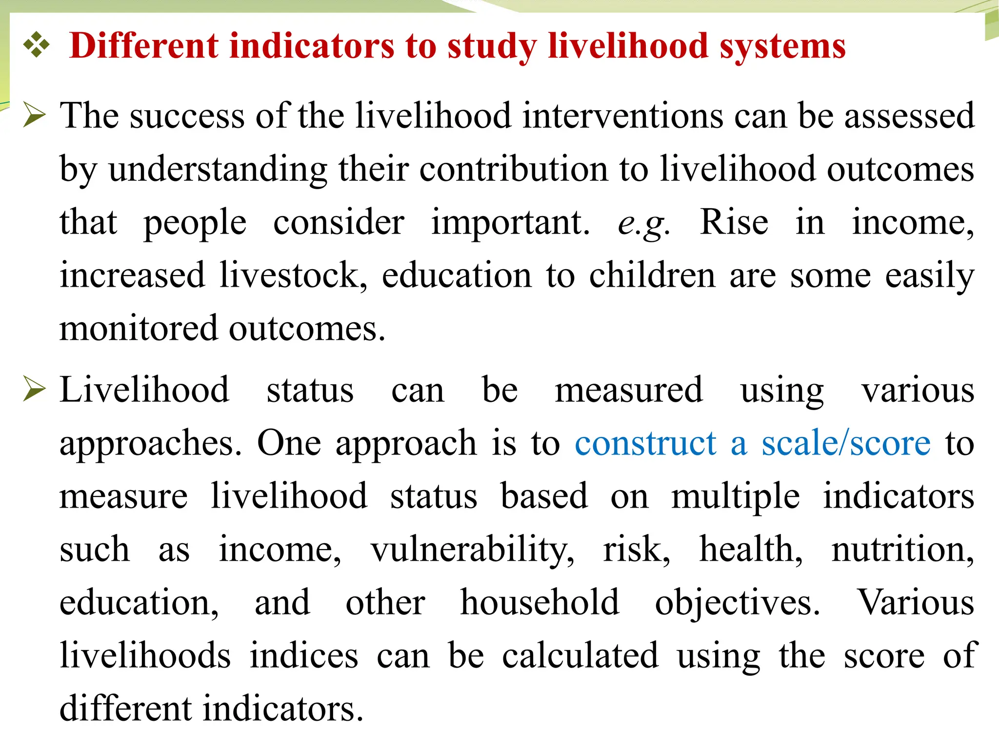 FARMING BASED LIVELIHOOD SYSTEMS LECTURE PPT | PDF