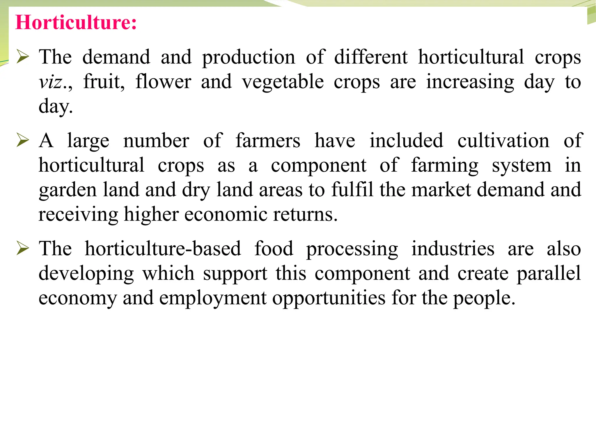 FARMING BASED LIVELIHOOD SYSTEMS LECTURE PPT | PDF