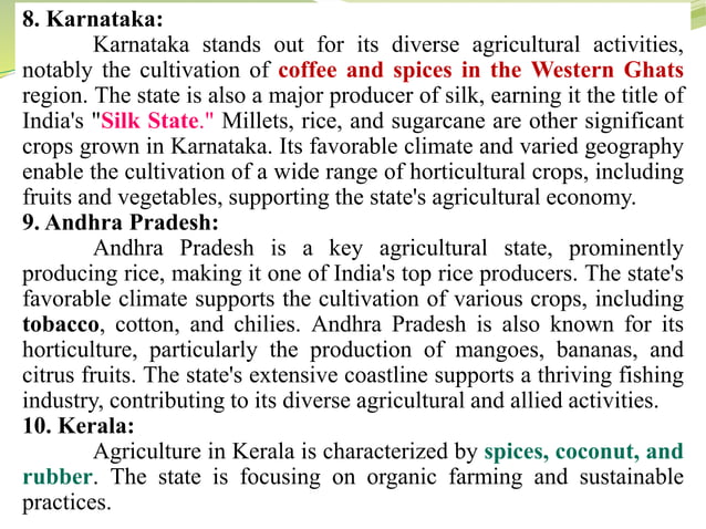 FARMING BASED LIVELIHOOD SYSTEMS LECTURE PPT | PDF