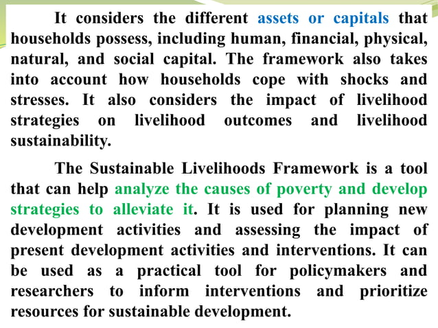 FARMING BASED LIVELIHOOD SYSTEMS LECTURE PPT | PDF