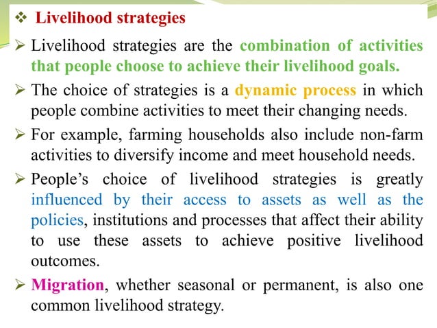 FARMING BASED LIVELIHOOD SYSTEMS LECTURE PPT | PDF