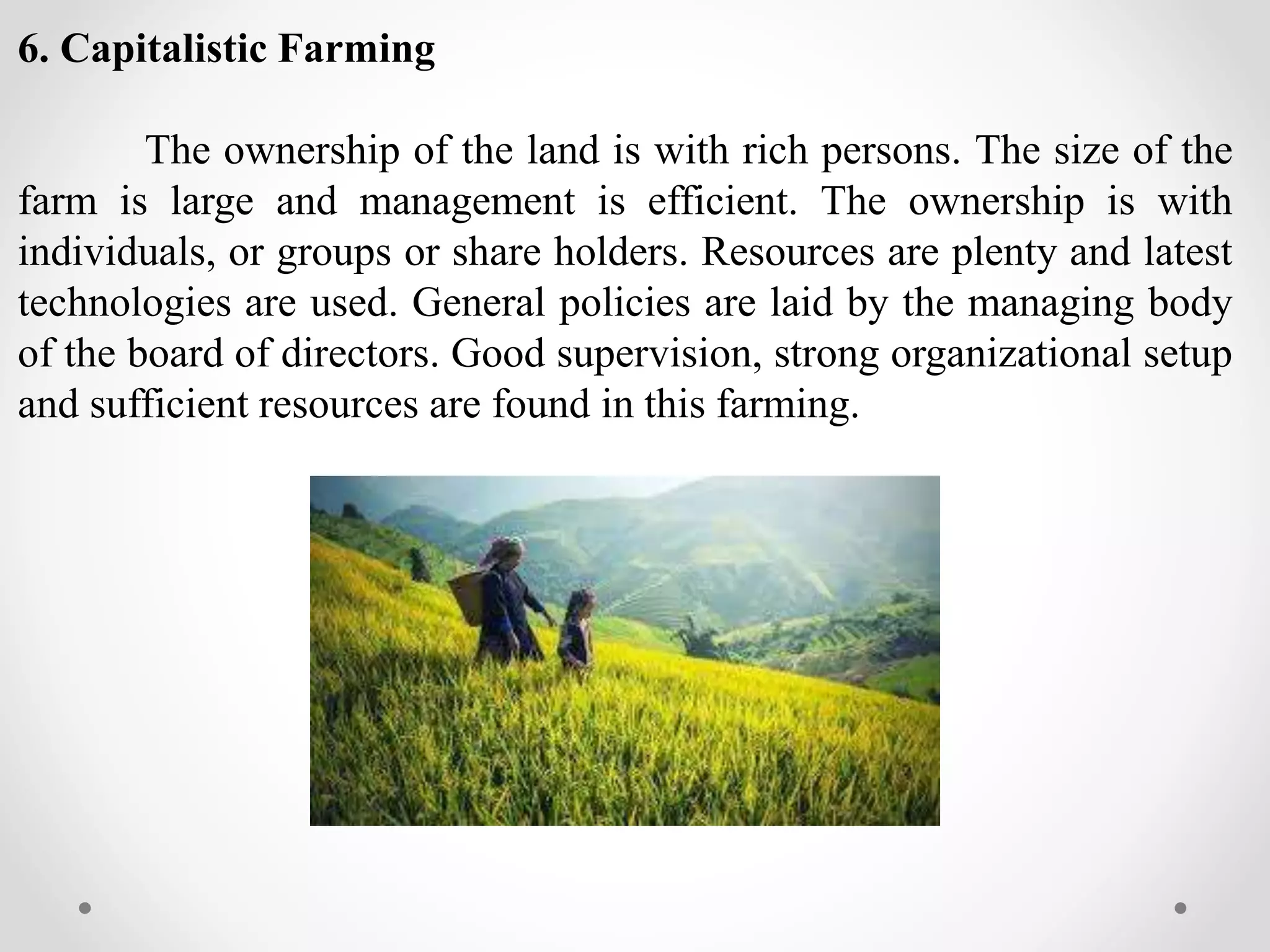 Farming and its characterstics | PPTX