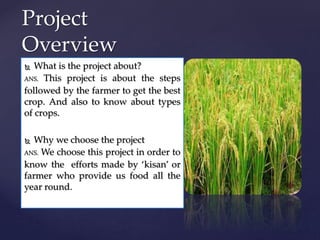 Farming & crops | PPTX