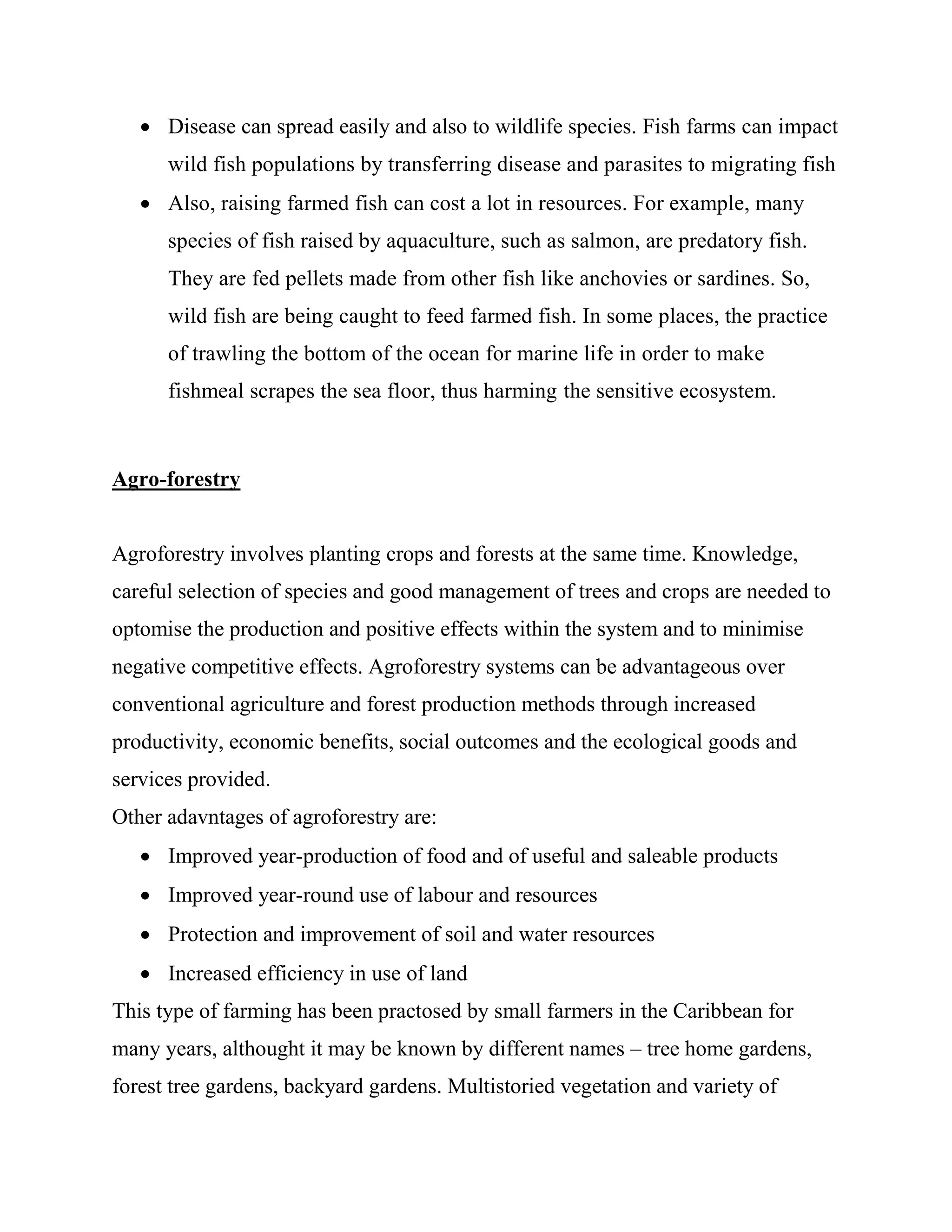 CAPE UNIT 2- MODULE 2-AGRICULTURE | PDF