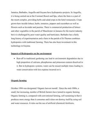 CAPE UNIT 2- MODULE 2-AGRICULTURE | PDF