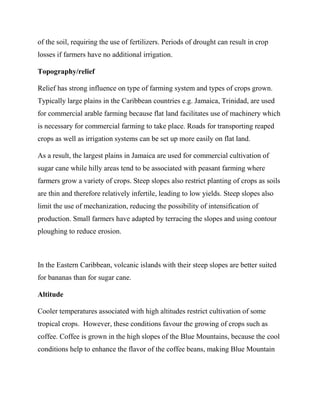 CAPE UNIT 2- MODULE 2-AGRICULTURE | PDF