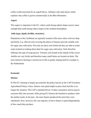 CAPE UNIT 2- MODULE 2-AGRICULTURE | PDF