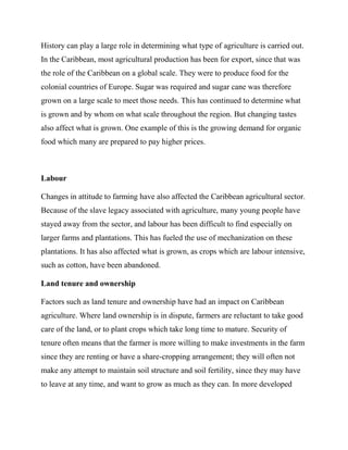 CAPE UNIT 2- MODULE 2-AGRICULTURE | PDF