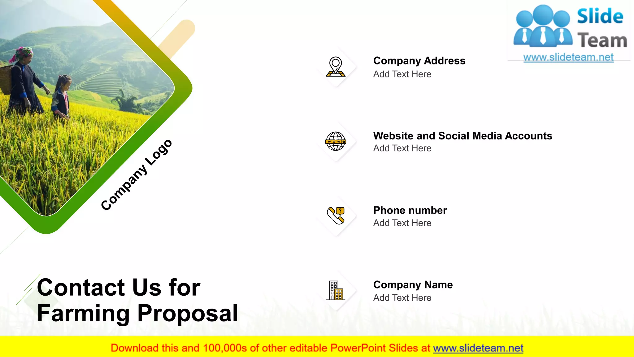Farming Proposal Template PowerPoint Presentation Slides | PDF
