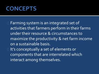 Farming system approach | PPTX