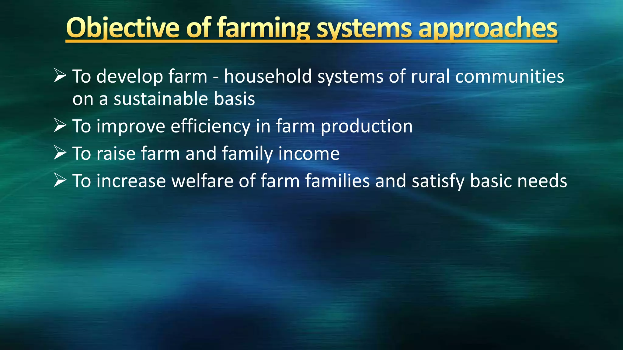 Farming system research | PPTX