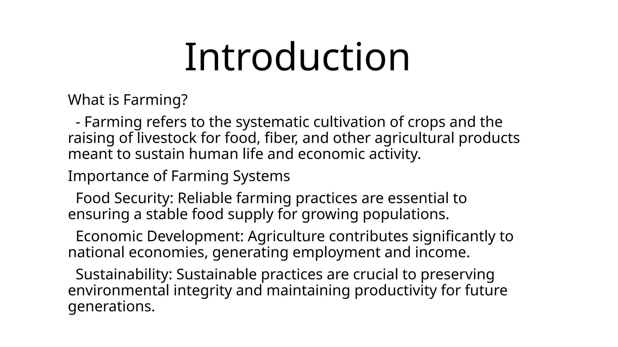 FARMING SYSTEMS USED IN THE PACIFIC TODAY. | PPTX