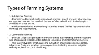 FARMING SYSTEMS USED IN THE PACIFIC TODAY. | PPTX