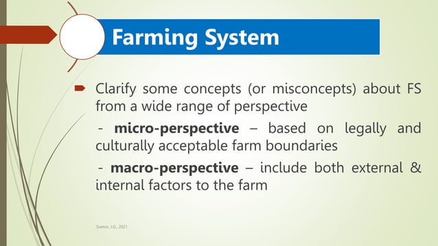 Introduction to farming system.pptx | Agriculture | Industries