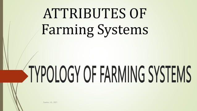 Introduction to farming system.pptx | Agriculture | Industries