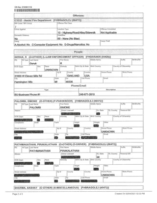 Farmington Hills PR Lordstown Endurance Fire - FOIA Reply | PDF