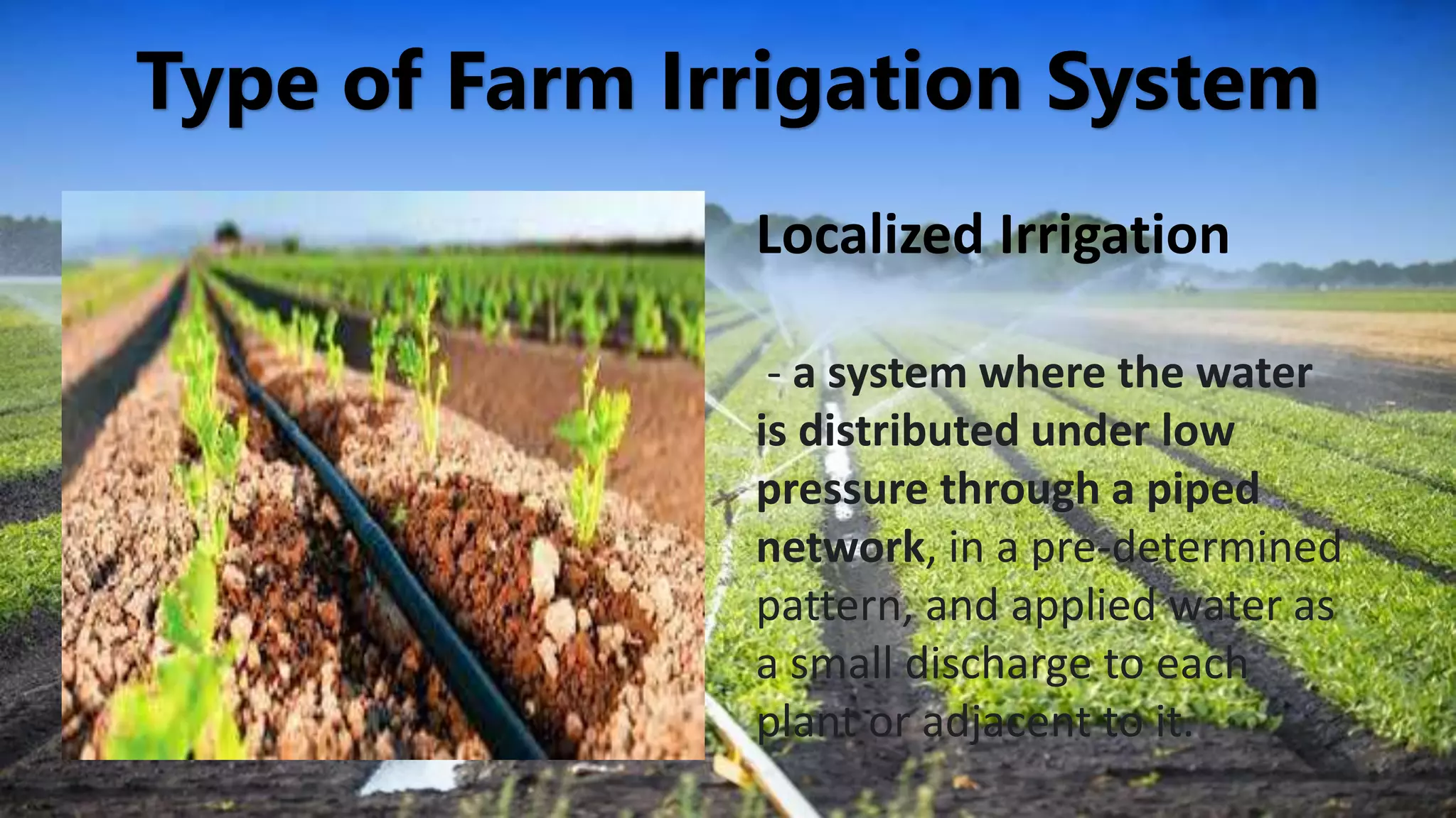 Farm Irrigation System | PPTX