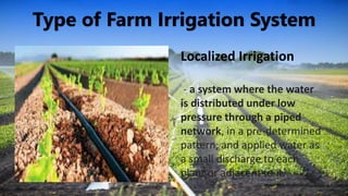 Farm Irrigation System | PPTX