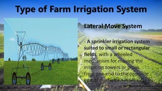 Farm Irrigation System | PPTX