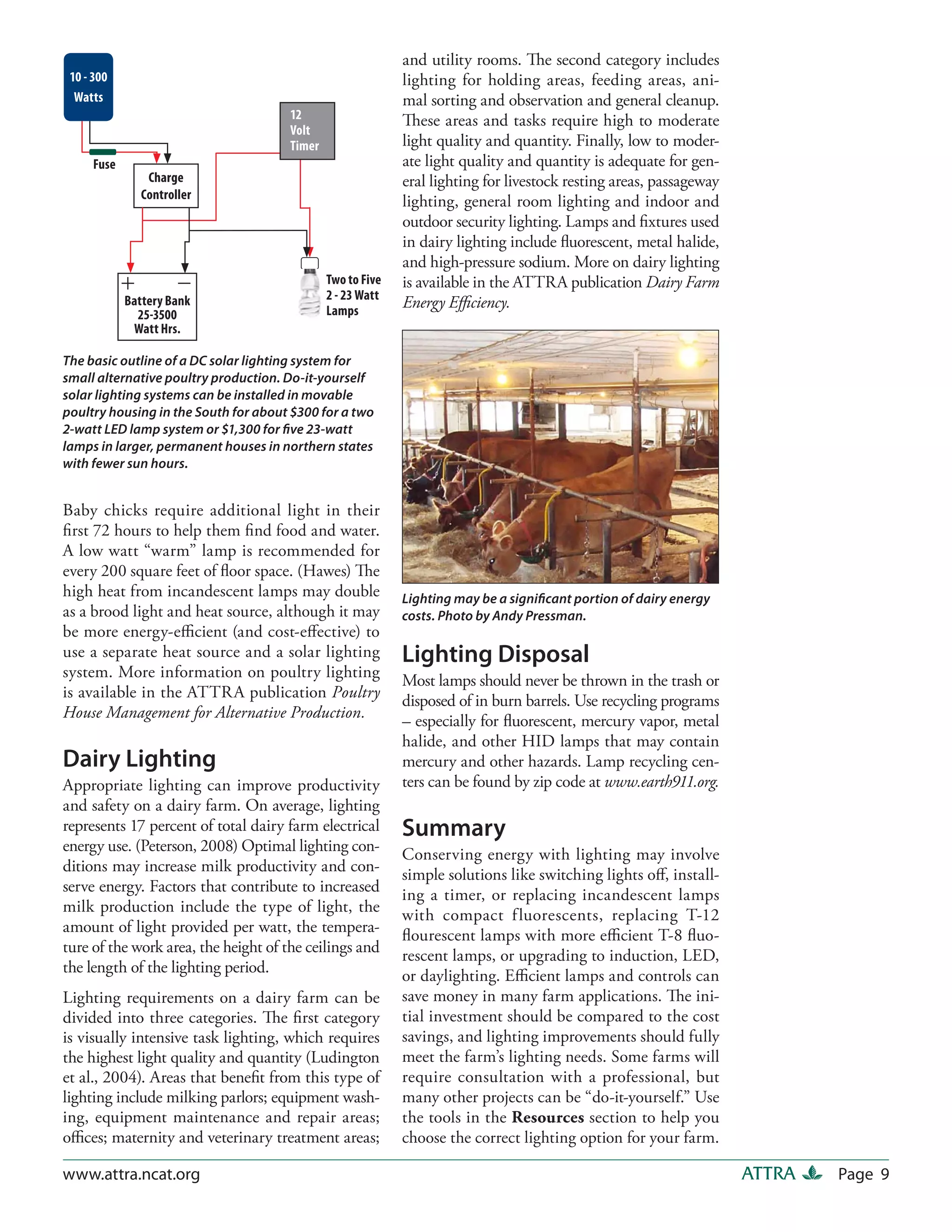 Energy-Efficient Lighting for the Farm | PDF