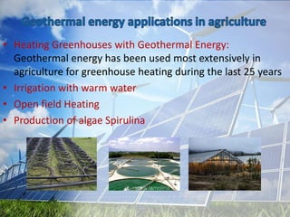 Sustainable energy applications in Agriculture | PPTX