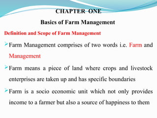 Farm management ppt.pptx sefgbbnbvxxzzzzxhvfgj | PPTX
