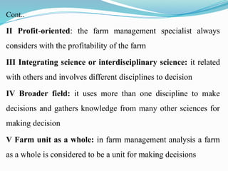 Farm management ppt.pptx sefgbbnbvxxzzzzxhvfgj | PPTX