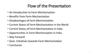 Farm mechanization as an emerging agribusiness opportunity | PPT
