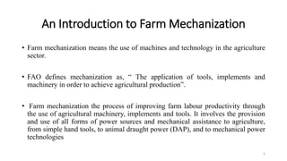 Farm mechanization as an emerging agribusiness opportunity | PPT